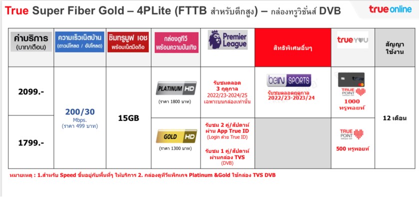 แพคเกจคอนโด - true-internetfiber.com